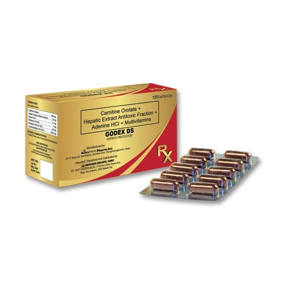 Godex DS Carnitine Orotate / Hepatic Extract Antitoxic Fraction ...